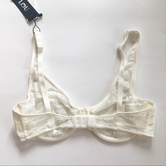 Lou Paris | Intimates & Sleepwear | Lou Cream Lace Bra Souten Gorge ...